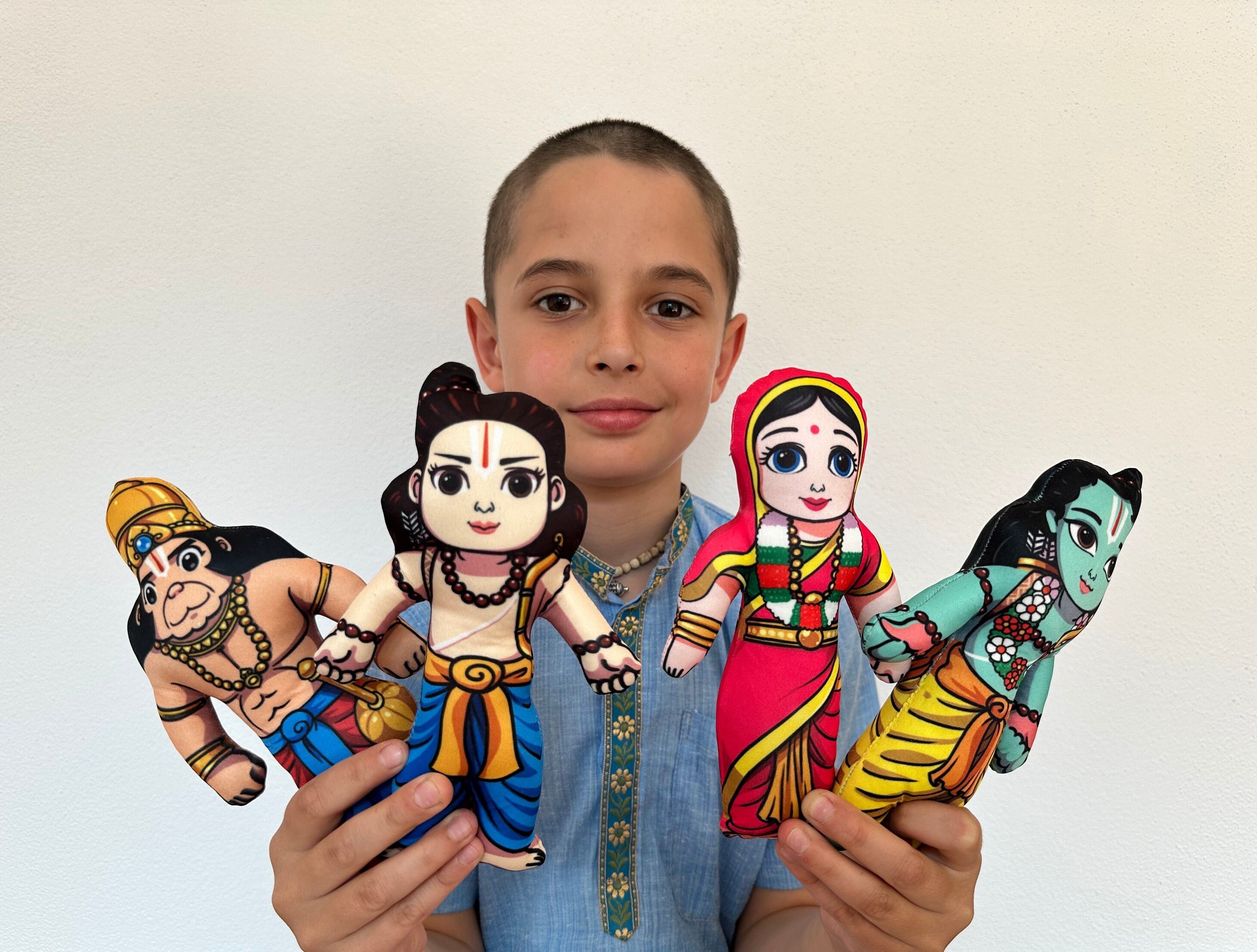 Sita Ram Lakshman Hanuman Soft Dolls – Vaishnava Toys - Etsy