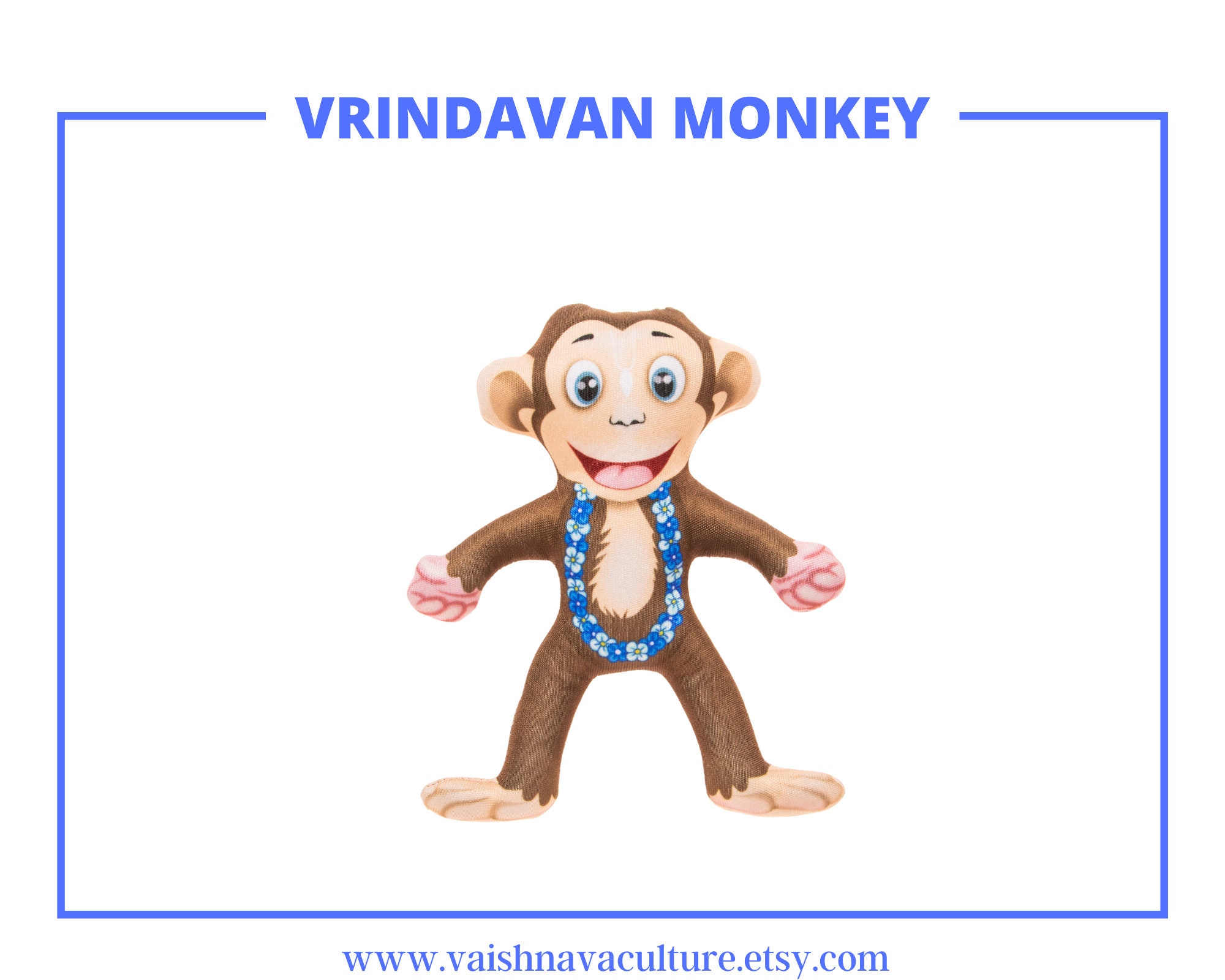Vrindavan Monkey Dadhilobha Soft Doll - Cute Vaishnava Toys for Kids ...