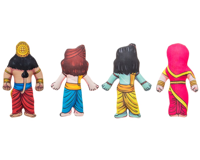 Ram Darbar - Sita Ram Lakshman Hanuman - Soft Dolls - Cute Vaishnava ...