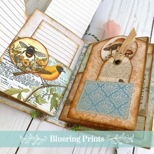 Big Kit for a Little Junk Journal: 40 Page Printable Papercraft ...