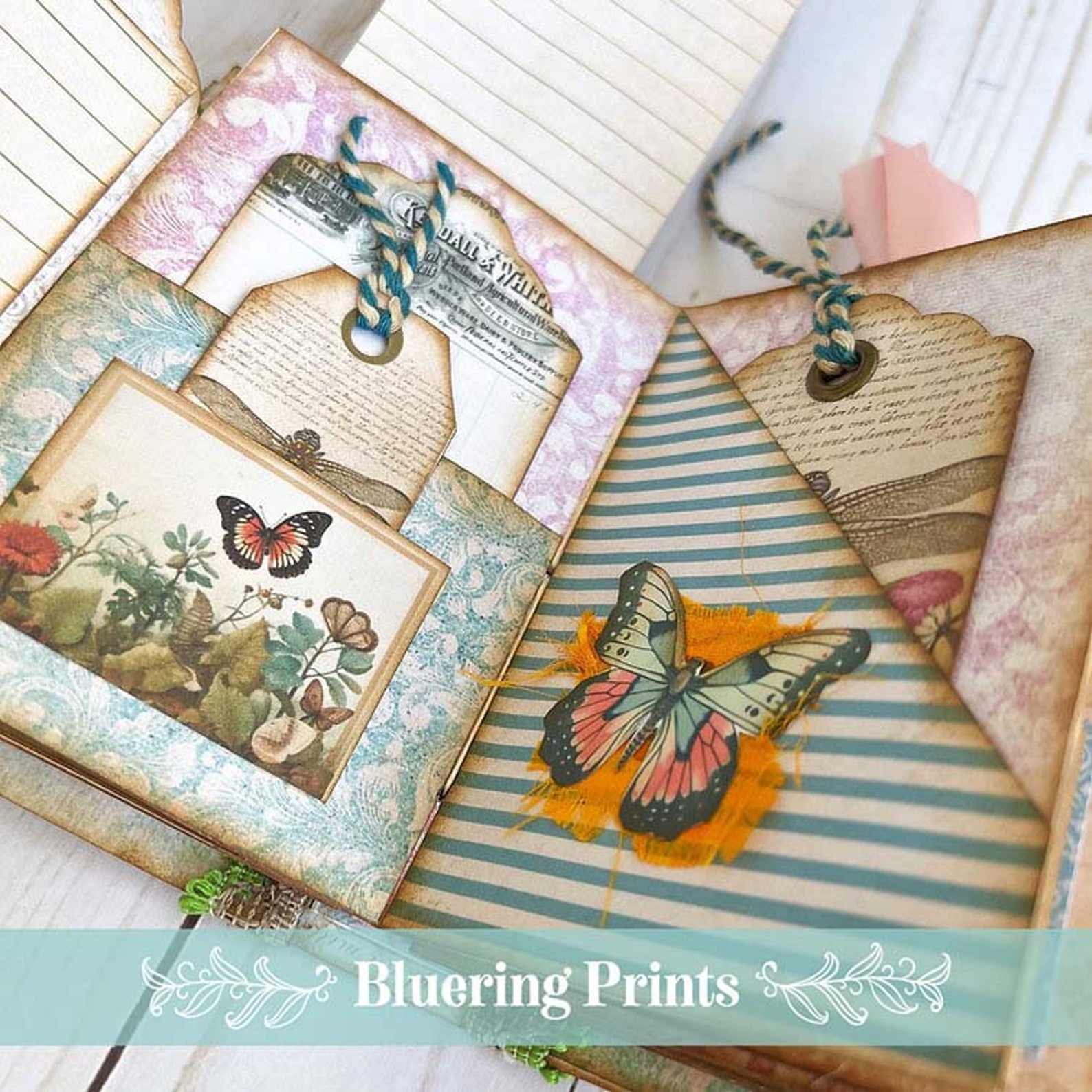 Big Kit for a Little Junk Journal: 40 Page Printable Papercraft ...