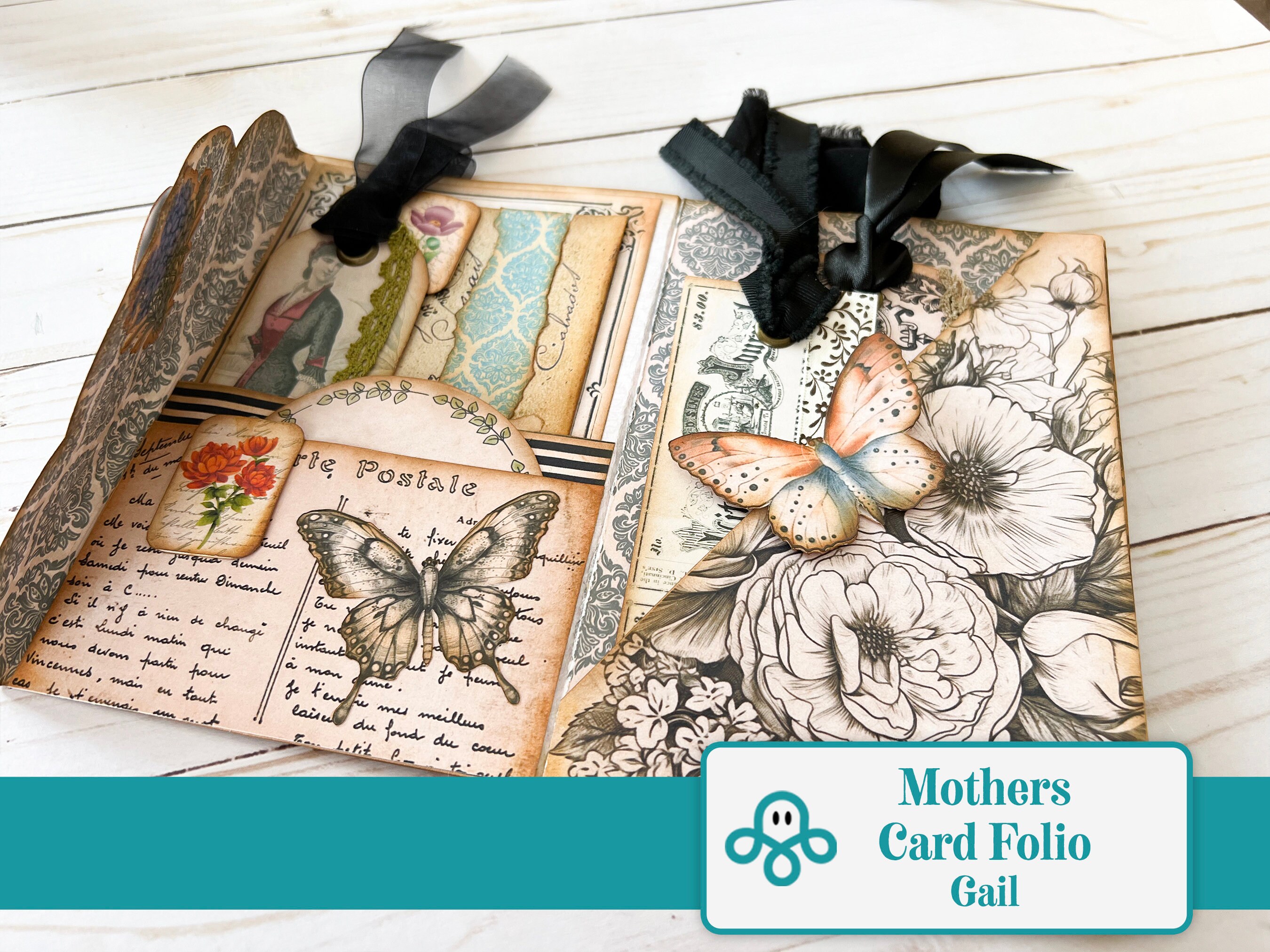 Mother's Card Folio Kit gail Junk Journal Kit Junk - Etsy