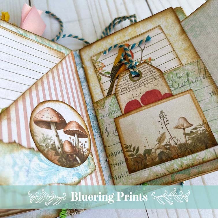 Big Kit for a Little Junk Journal: 40 Page Printable Papercraft ...