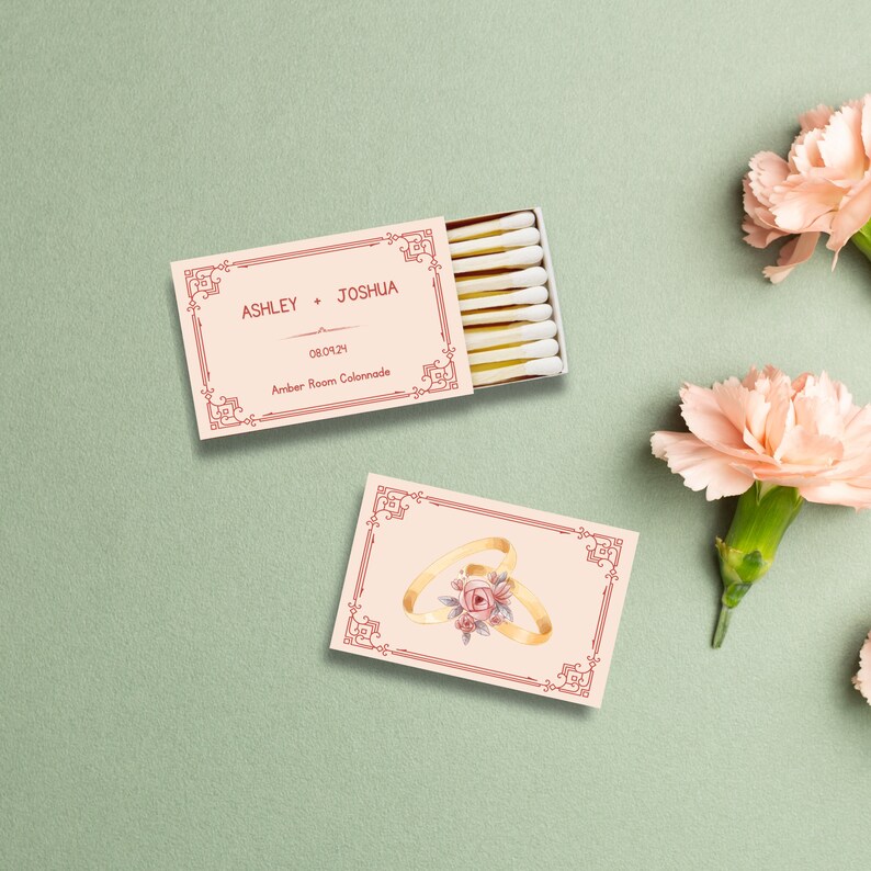 Personalized Handmade Matchboxes, Business Custom Matches, Wedding ...