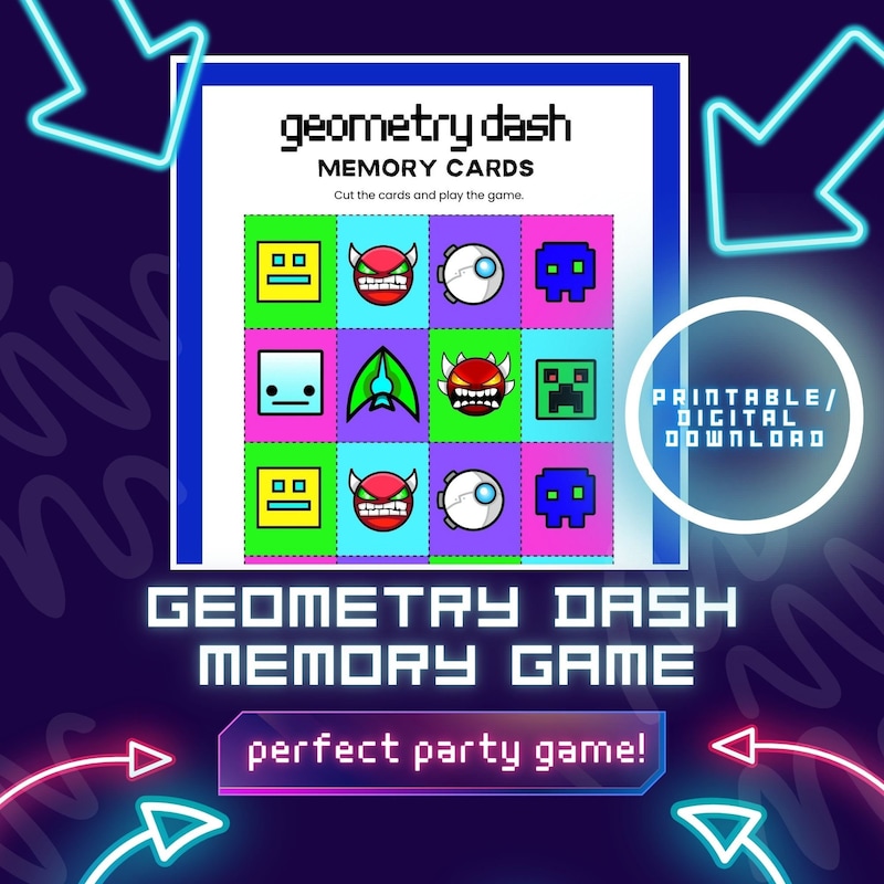 Geometry Dash Merch - Etsy