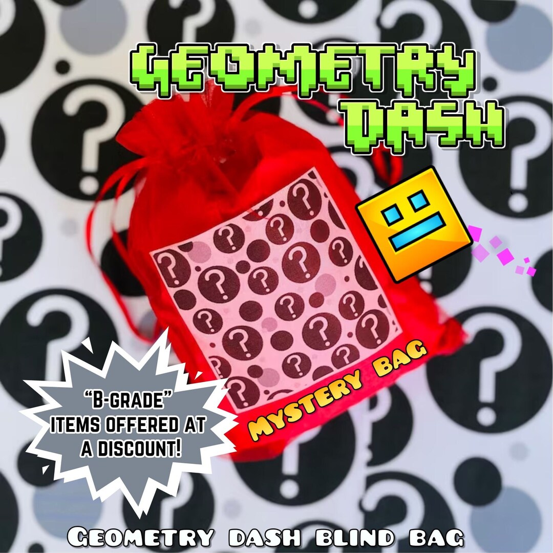 Geometry Dash Blind Bag, "b-grade" Discounted Items, Mystery Grab Bag ...