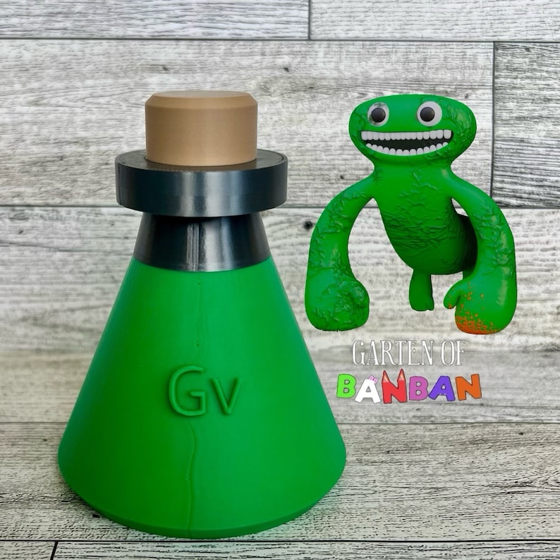 Garten of Banban Givanium Bottle, Jumbo Josh Figure, 3D Printed ...