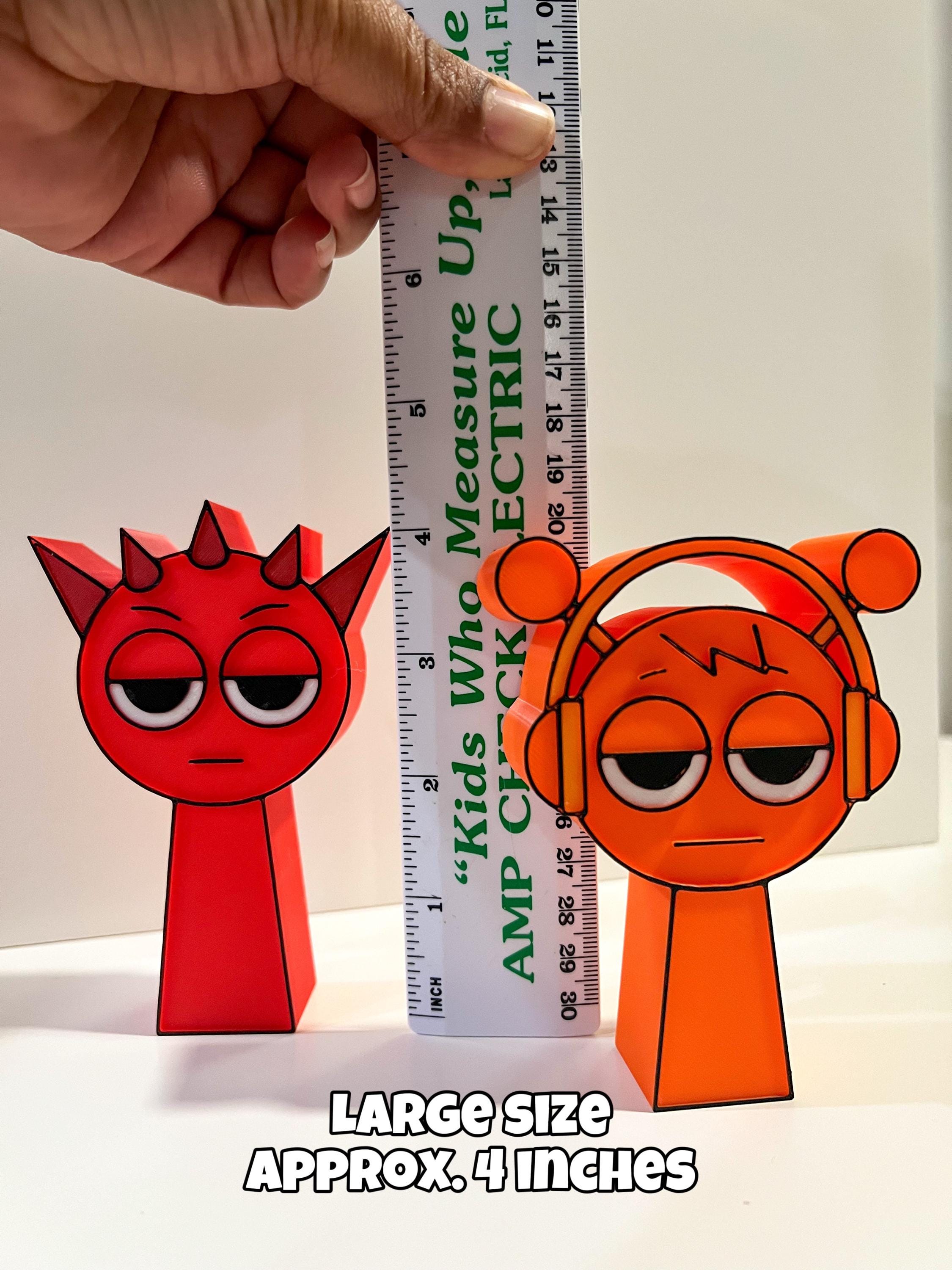 3D Printed Sprunki Toys, Incredibox Inspired Cake Topper, Party Favors ...