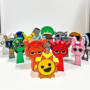 Sprunki Toys, 3D Printed Toys, Cake Toppers, Party Favor, Incredibox ...