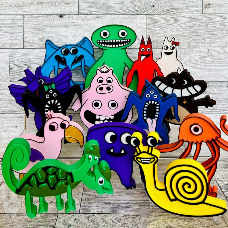 Garten of Banban Figures, 3D Printed Character Bundle - Etsy