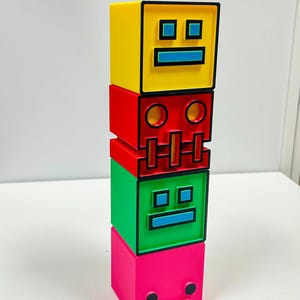 MEGA Cubes, Extra Large Geometry Dash Toys, 3D Printed Cubes, Geometry ...