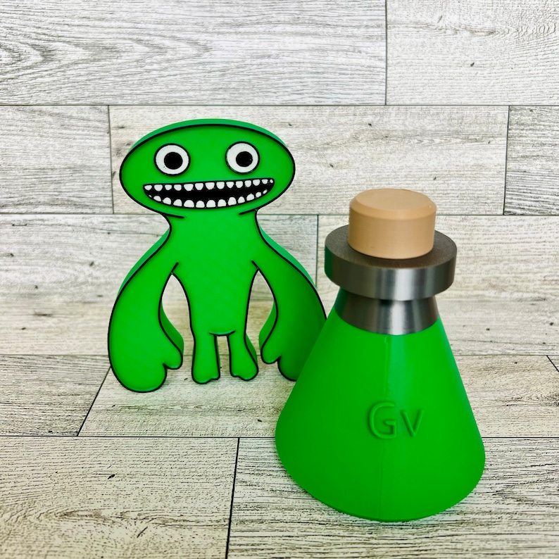 Garten of Banban Givanium Bottle, Jumbo Josh Figure, 3D Printed ...