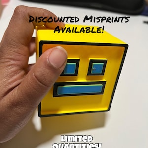 MEGA Cubes, Extra Large Geometry Dash Toys, 3D Printed Cubes, Geometry ...
