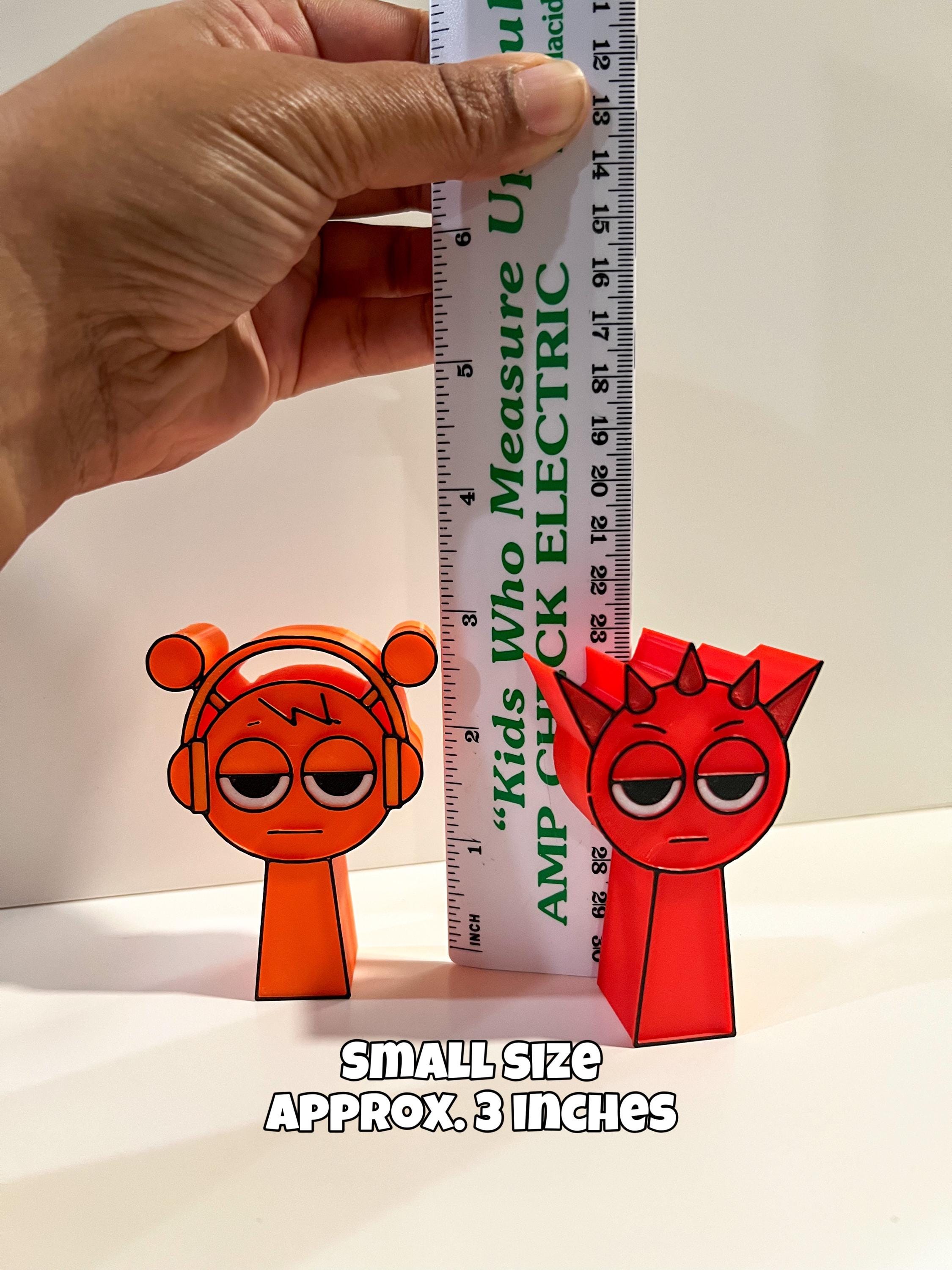 3D Printed Sprunki Toys, Incredibox Inspired Cake Topper, Party Favors ...