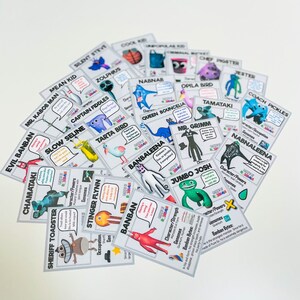 Garten of Banban Character Trading Cards, Garten of Banban Party Favors ...