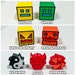 Geometry Dash Toys, 3D Printed Cubes, Geometry Dash Icons, Cake Toppers ...