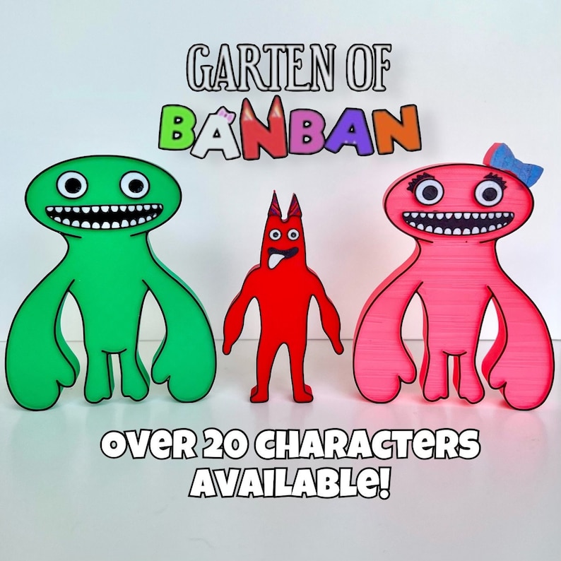 3D Printed Garten of Banban Figures, Collectible Toys - Etsy