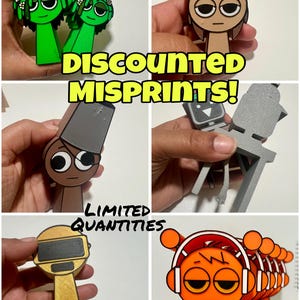 Sprunki Toys, 3D Printed Toys, Cake Toppers, Party Favor, Incredibox ...