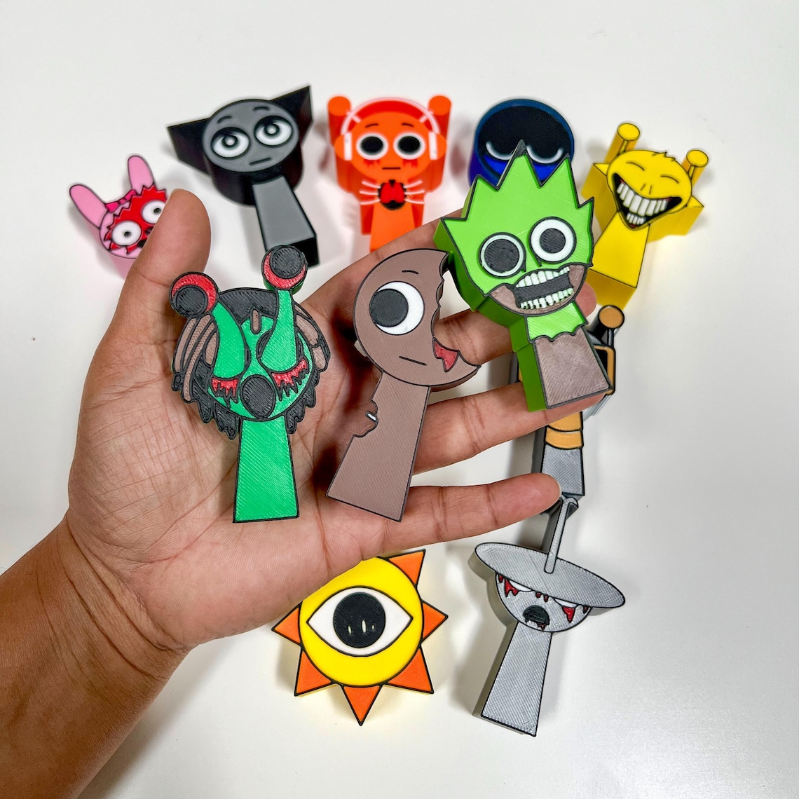 Sprunki Horror Toys, 3D Printed Toys, Cake Toppers, Party Favor ...