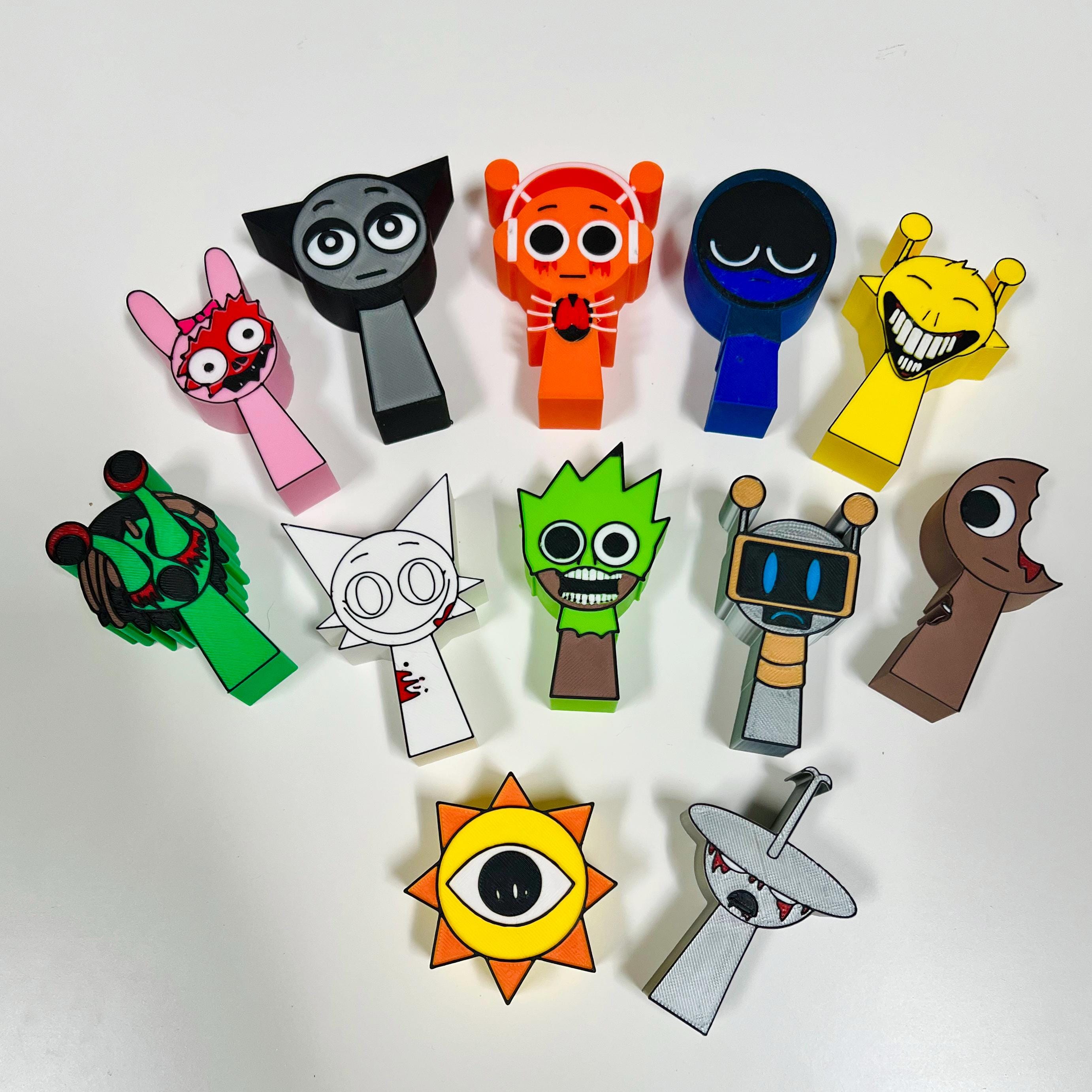 Sprunki Horror Toys, 3D Printed Toys, Cake Toppers, Party Favor ...