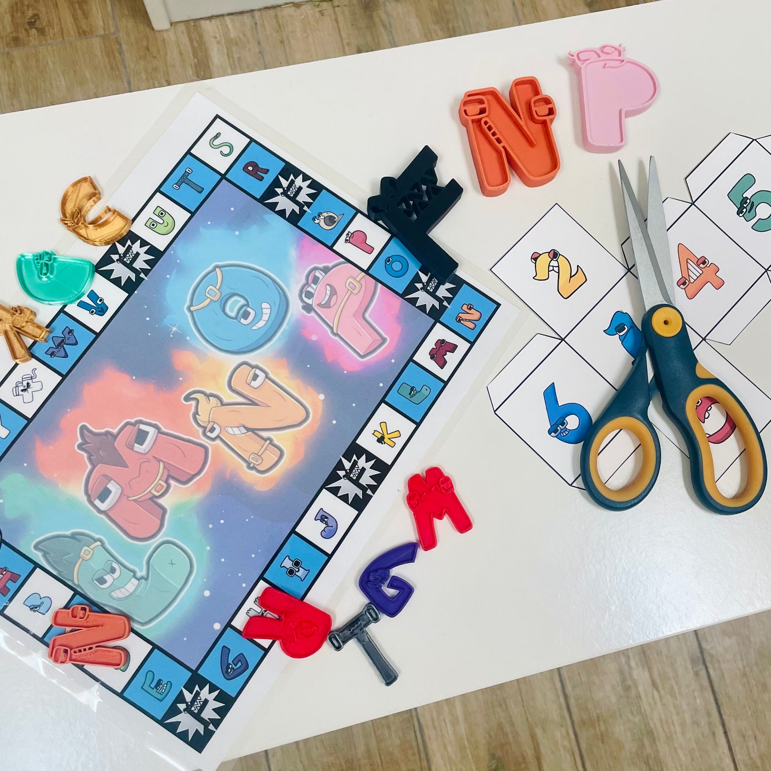 Printable Alphabet Lore Board Game defeat Letter - Etsy