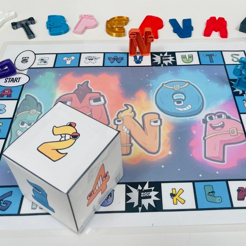 Printable Alphabet Lore Board Game defeat Letter - Etsy