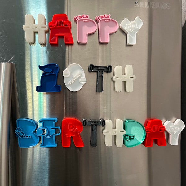 Alphabet Lore Magnets - Etsy