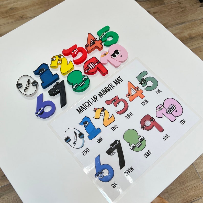 Number Lore Toys, Number Lore Figure, as Seen on Roblox, NEW DESIGNS - Etsy