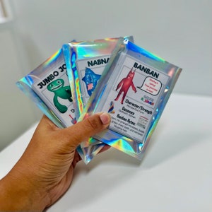 Garten of Banban Character Trading Cards, Garten of Banban Party Favors ...