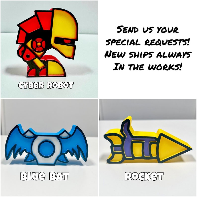 Ships, Ufo's, Geometry Dash 3D Printed Large Icons, Geometry Dash Icons ...