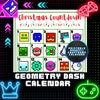 Printable Geometry Dash Countdown Calendar, Geometry Dash Advent ...