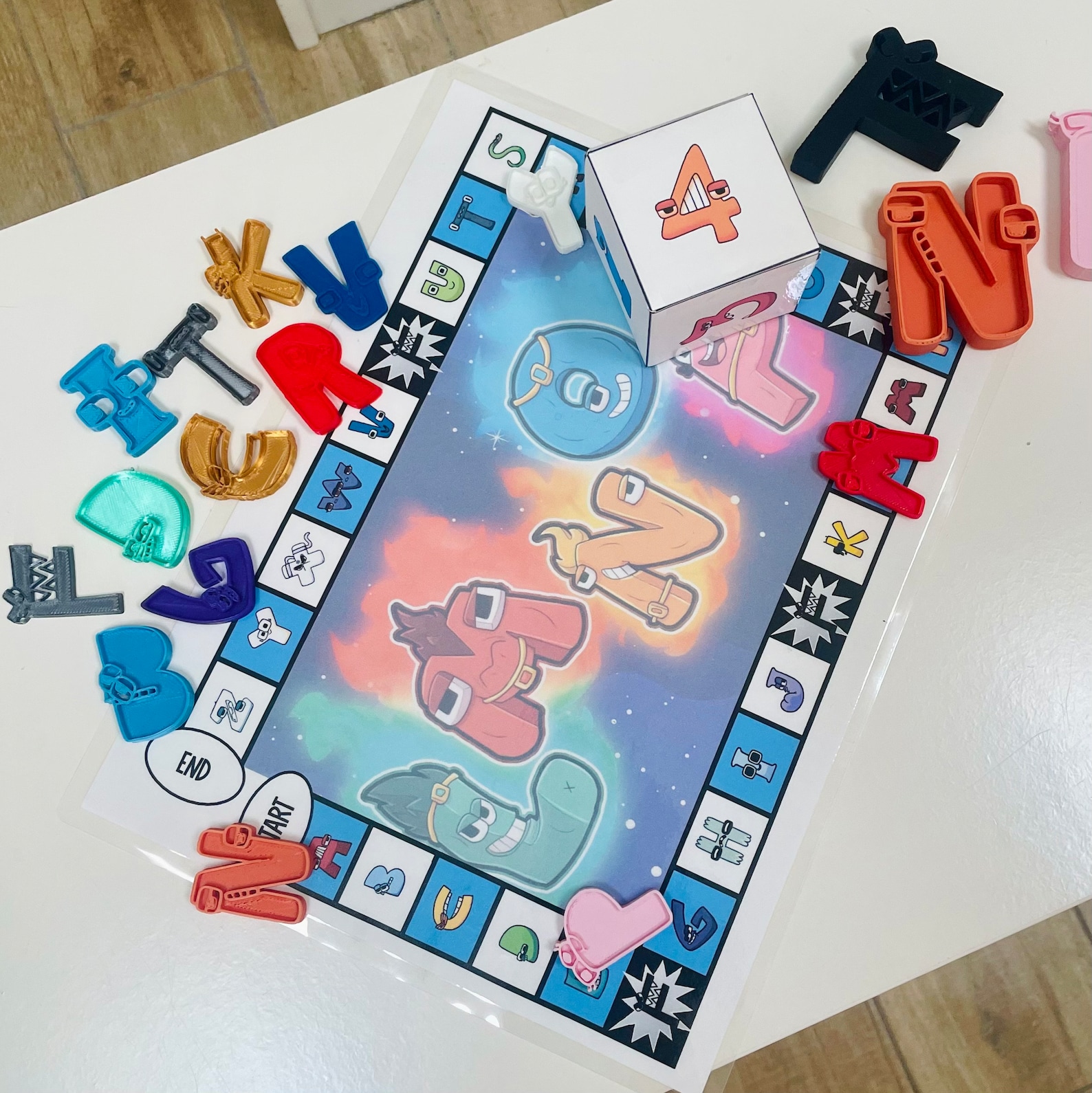 Printable Alphabet Lore Board Game defeat Letter - Etsy