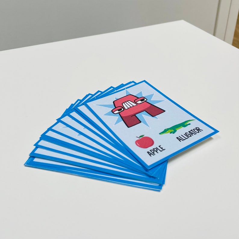 Printable Alphabet Lore Cards, Digital Download, Alphabet Flashcards ...