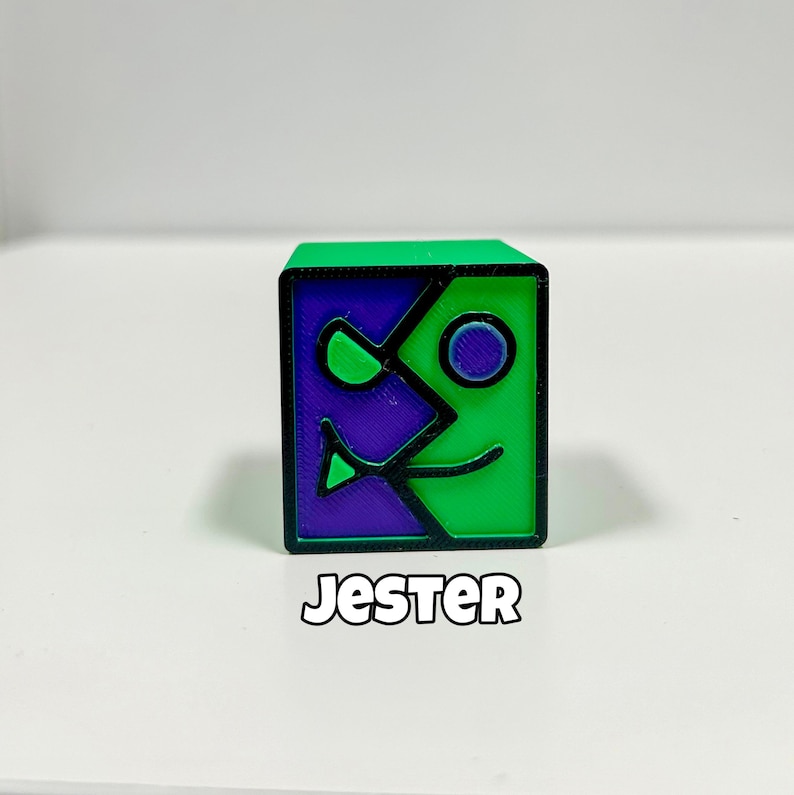Geometry Dash Toys, 3D Printed Cubes, Geometry Dash Icons, Cake Toppers ...