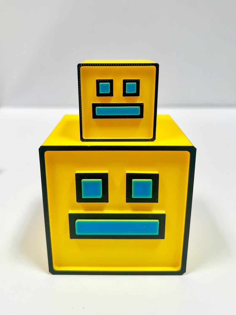 MEGA Cubes, Extra Large Geometry Dash Toys, 3D Printed Cubes, Geometry ...