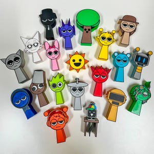 Sprunki Toys, 3D Printed Toys, Cake Toppers, Party Favor, Incredibox ...