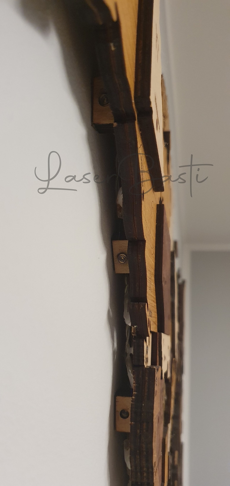 World Map Wood 3D LED, Laser Cut File. SVG, DXF, Ai, LBRN2 Project. 2 M ...