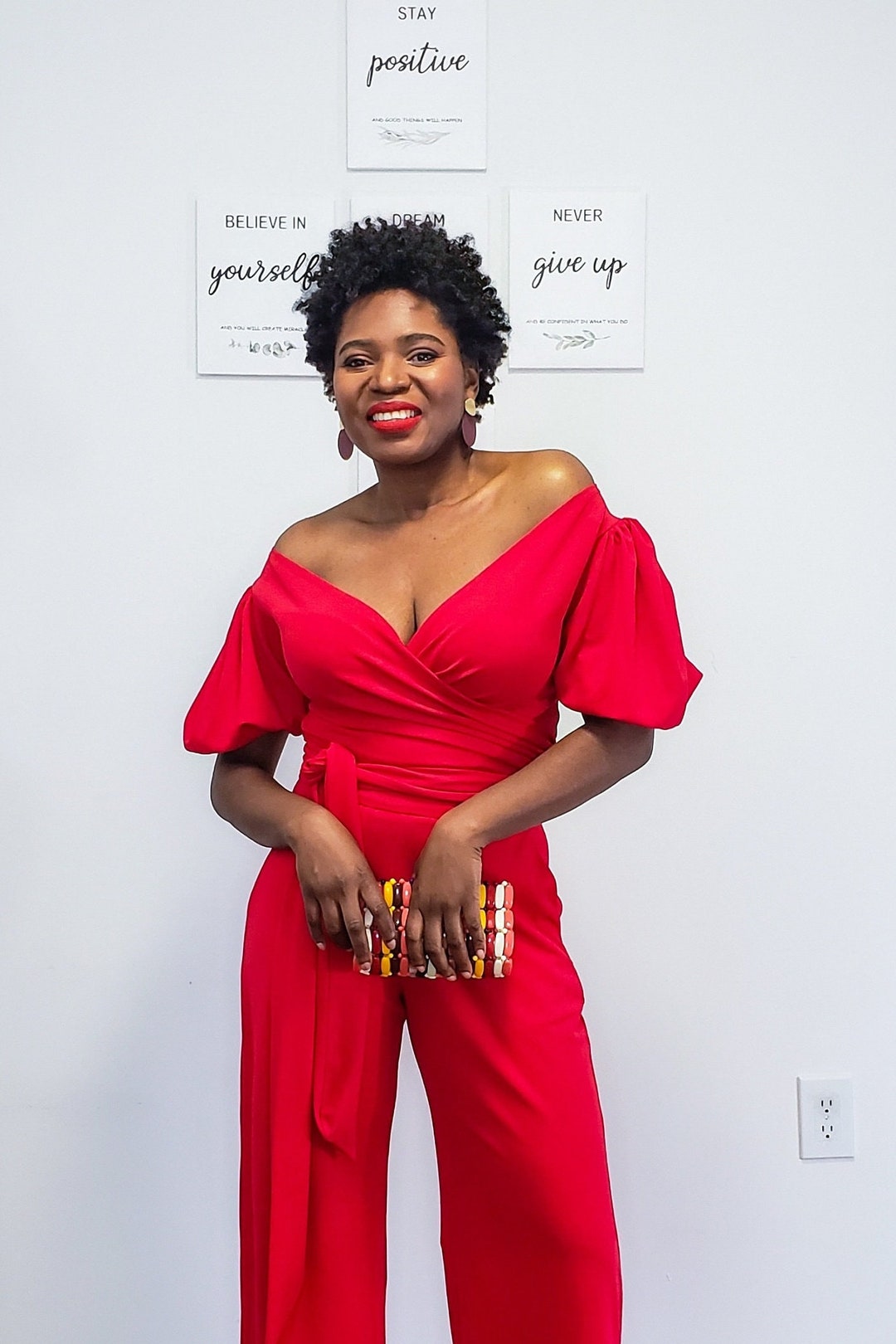 Red Wrap Top. Wine Color Top for Women. Mauve Wrap Top. Red Puffy ...