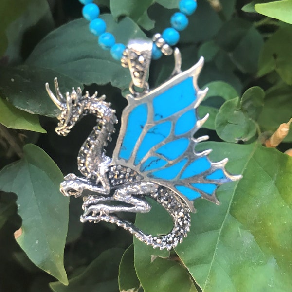 Turquoise Dragon - Etsy