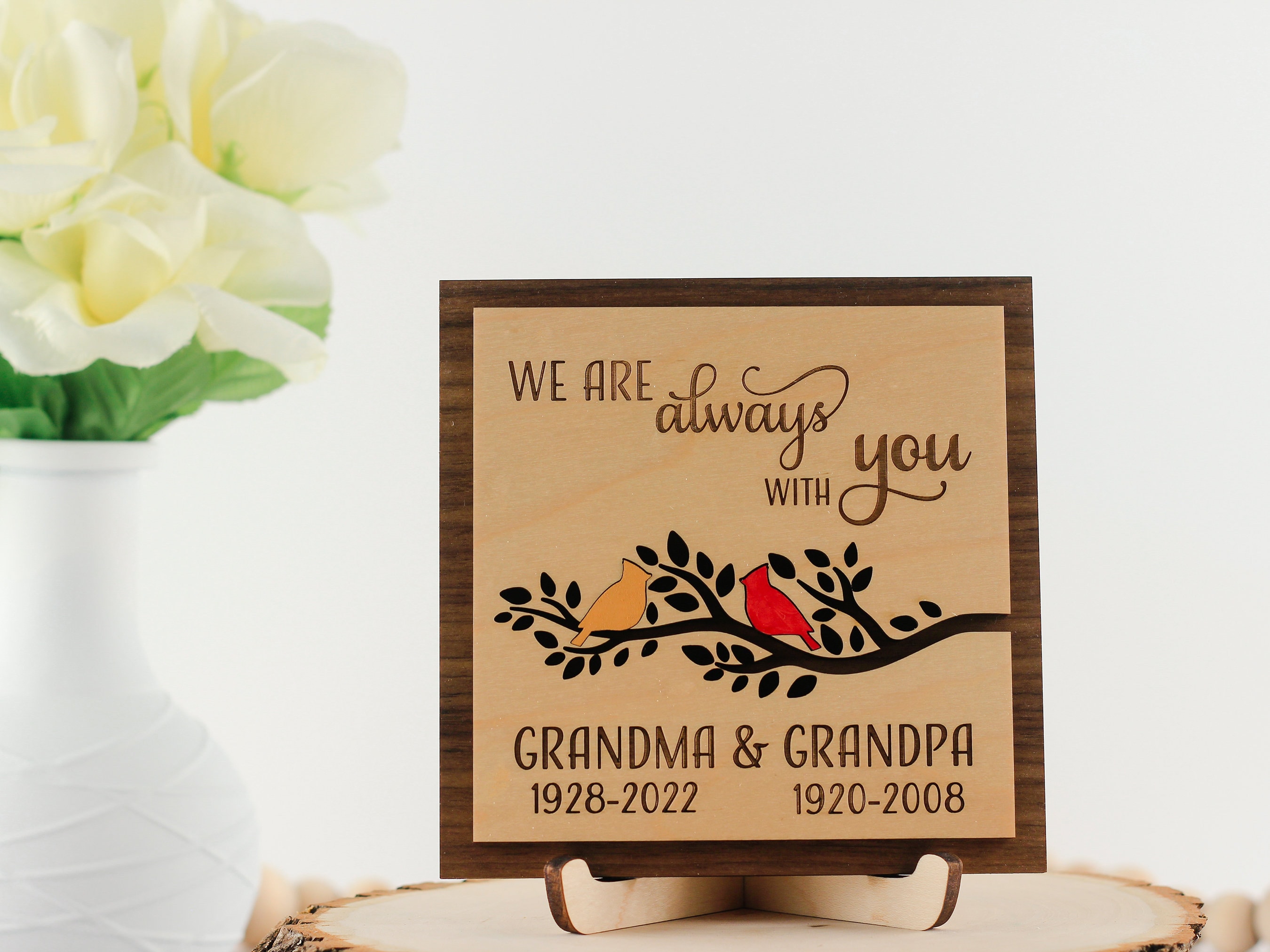 Cardinal Memorial Frame SVG - Laser Cutting File - Cardinal SVG for ...