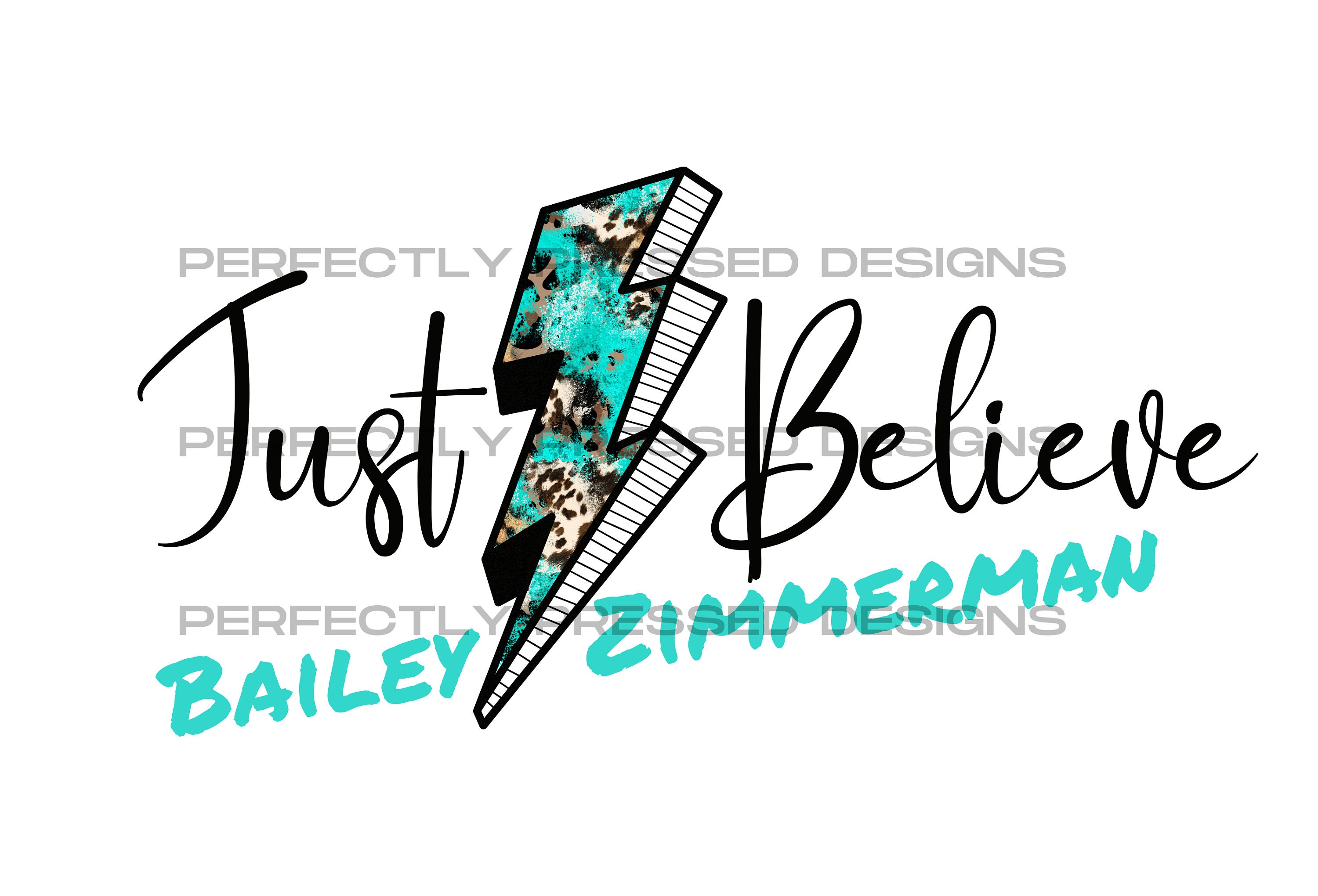 Just Believe Bailey Zimmerman PNG T-shirt Design - Etsy