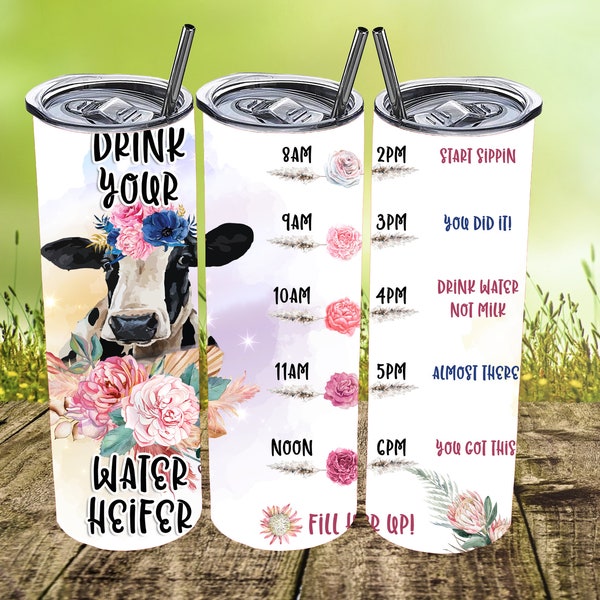 Drink Your Water Heifer Svg - Etsy