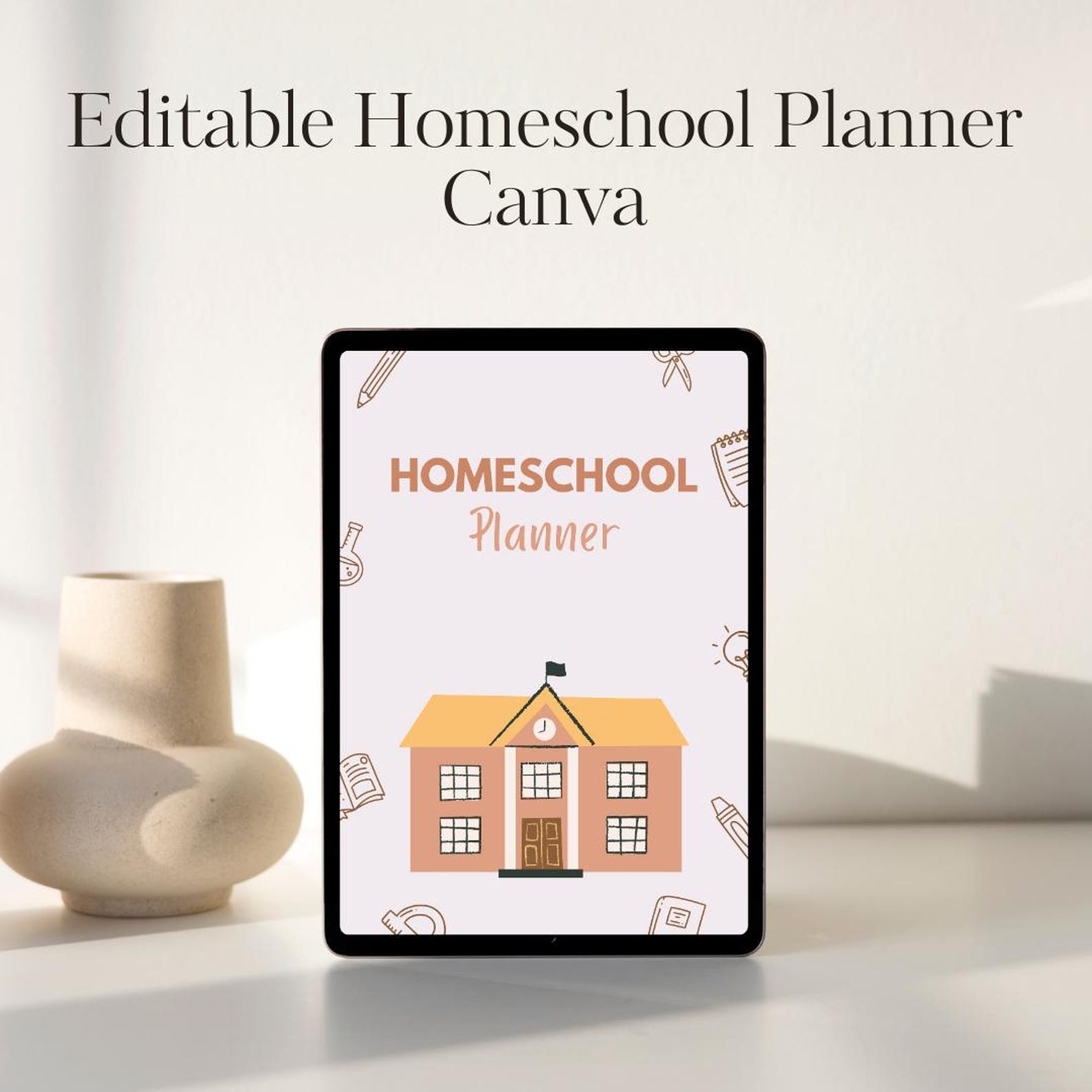 Homeschool Planner Editable, Homeschool Planner Printable, Lesson ...
