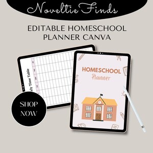 Homeschool Planner Editable, Homeschool Planner Printable, Lesson ...