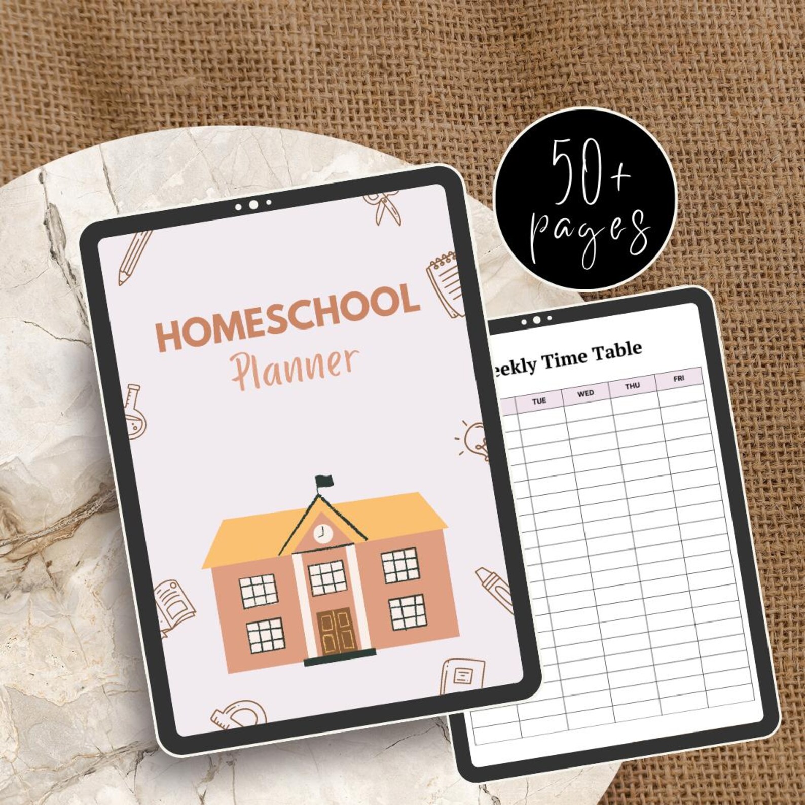 Homeschool Planner Editable, Homeschool Planner Printable, Lesson ...
