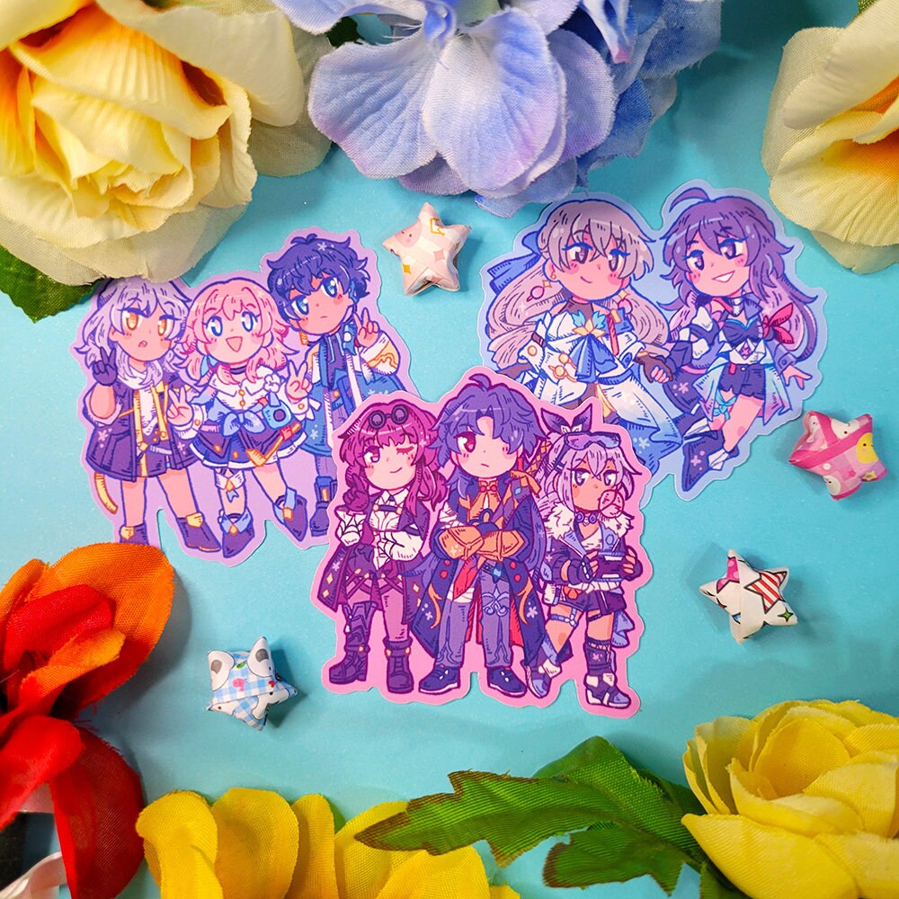 Honkai: Star Rail - Holographic Stickers - Etsy