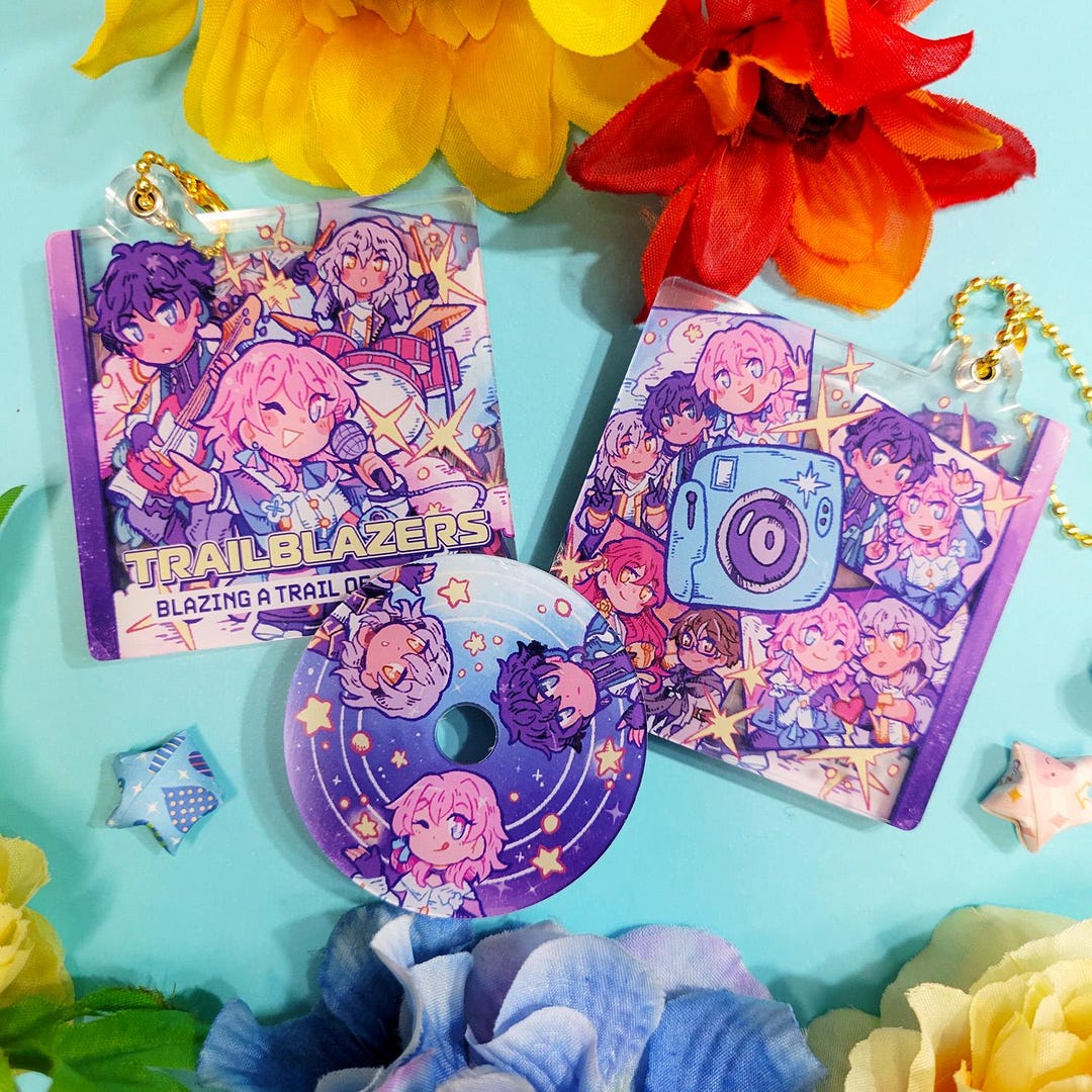 Honkai: Star Rail/genshin Impact Acrylic CD Charm - Etsy