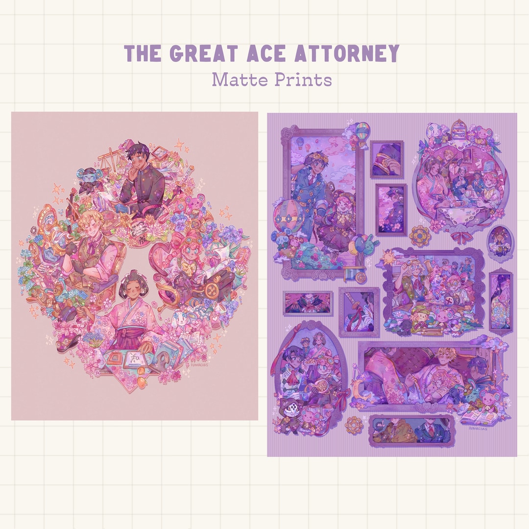 The Great Ace Attorney Prints - Etsy