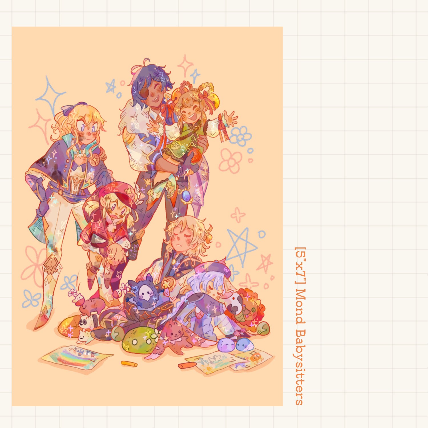 Baby Impact - Genshin Impact Prints - Etsy