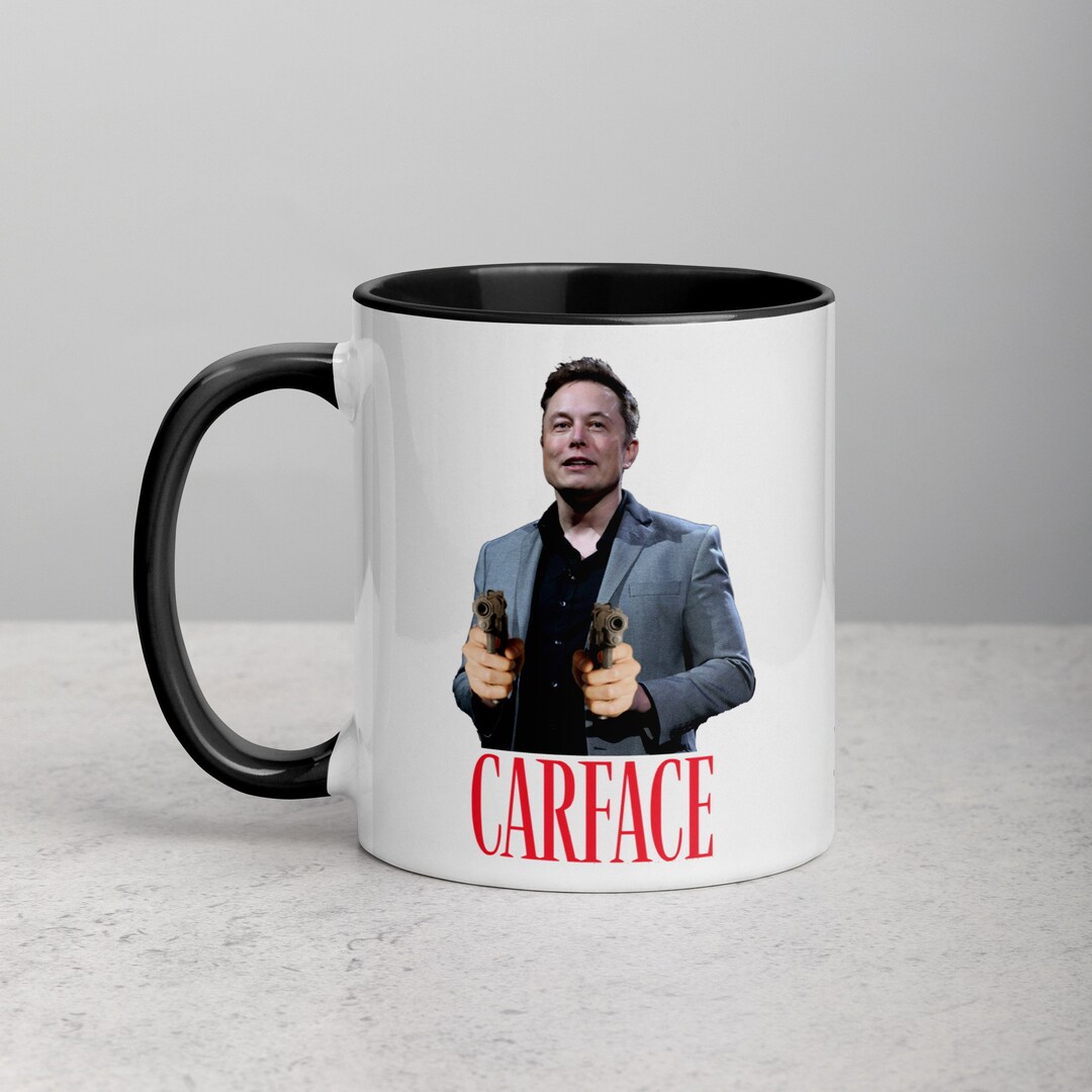Elon Musk as Carface - Mug With Color Inside - Etsy